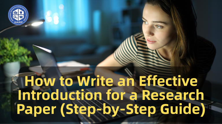 How to Write an Effective Introduction for a Research Paper (Step‑by ...